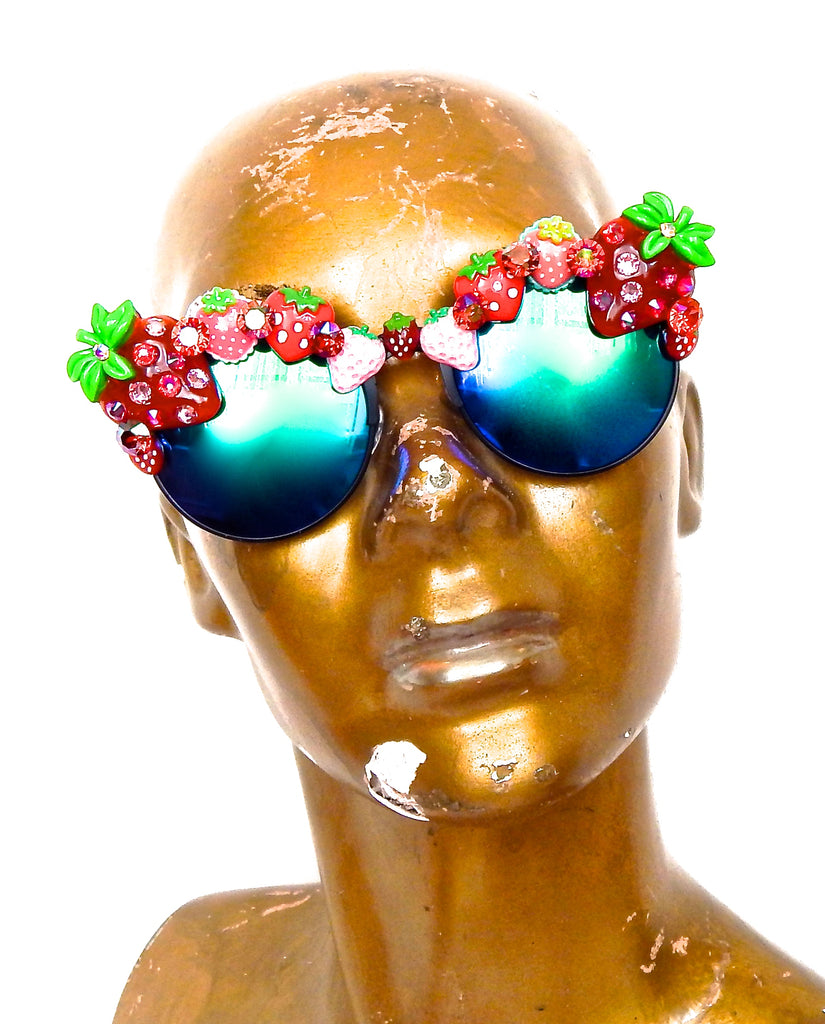 STRAWBERRY BLONDE ACID COCO GLASSES – GASOLINE GLAMOUR